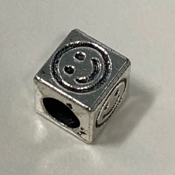 Jewelry | Silver Smile Smiley Face Charm Bead 4 Pandora Bracelet ...
